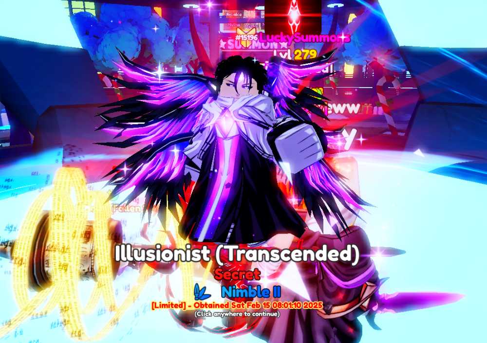 Account : Aizen Secret illusionist (Transcended) : Anime Adventures AA ...