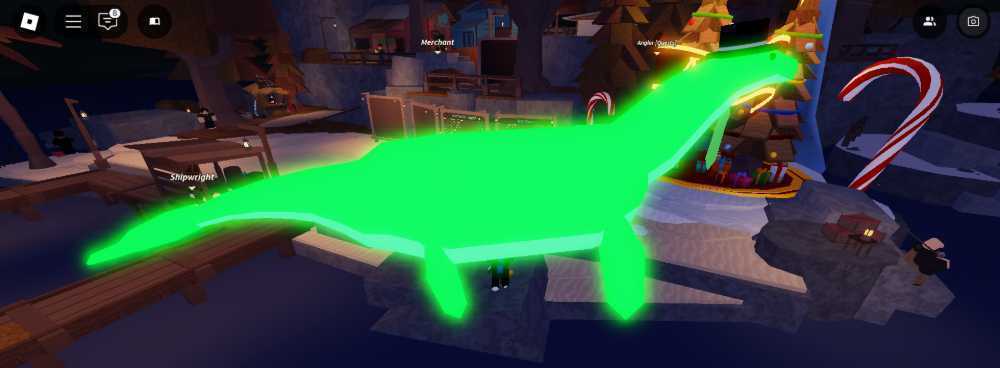 100% [Ready] [Fisch] Sparkling Shiny Big Mythical Nessie | One Stock ...