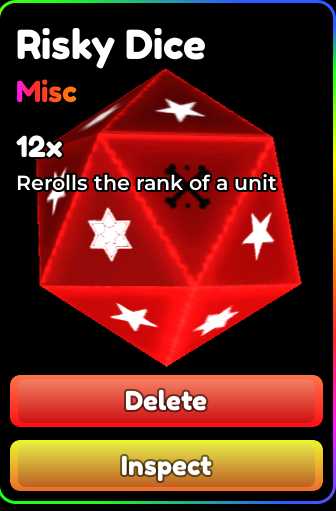 40x RISKY DICE | ANIME DEFENDERS | GOTH BIRD