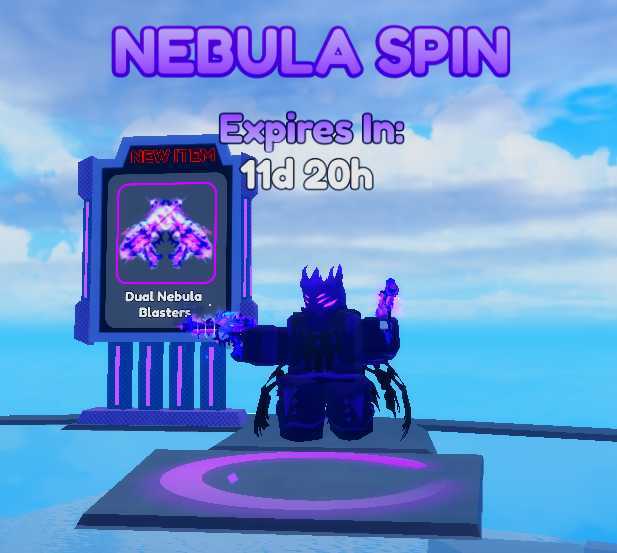 Blade Ball - 50x Nebula Spins (1995 Robux)
