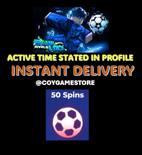 (INSTANT DELIVERY) Blue Lock Rivals 50 Spins Style