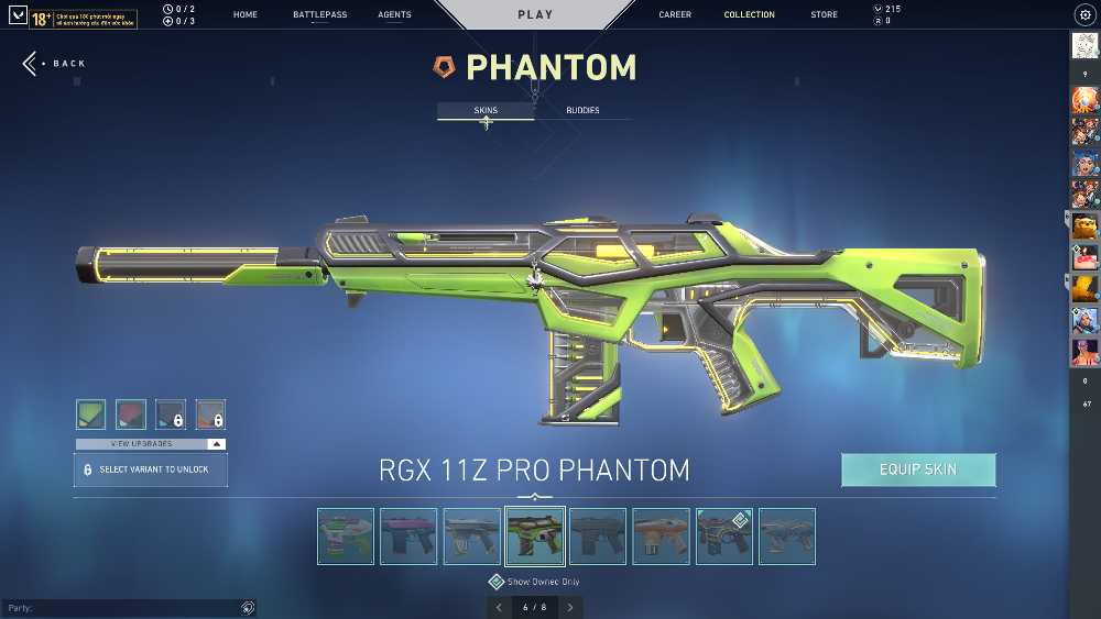 [AP](18 Exclusive skins + 4 Bp)|Gold 2| Prime classic, Megapunk ghost ...