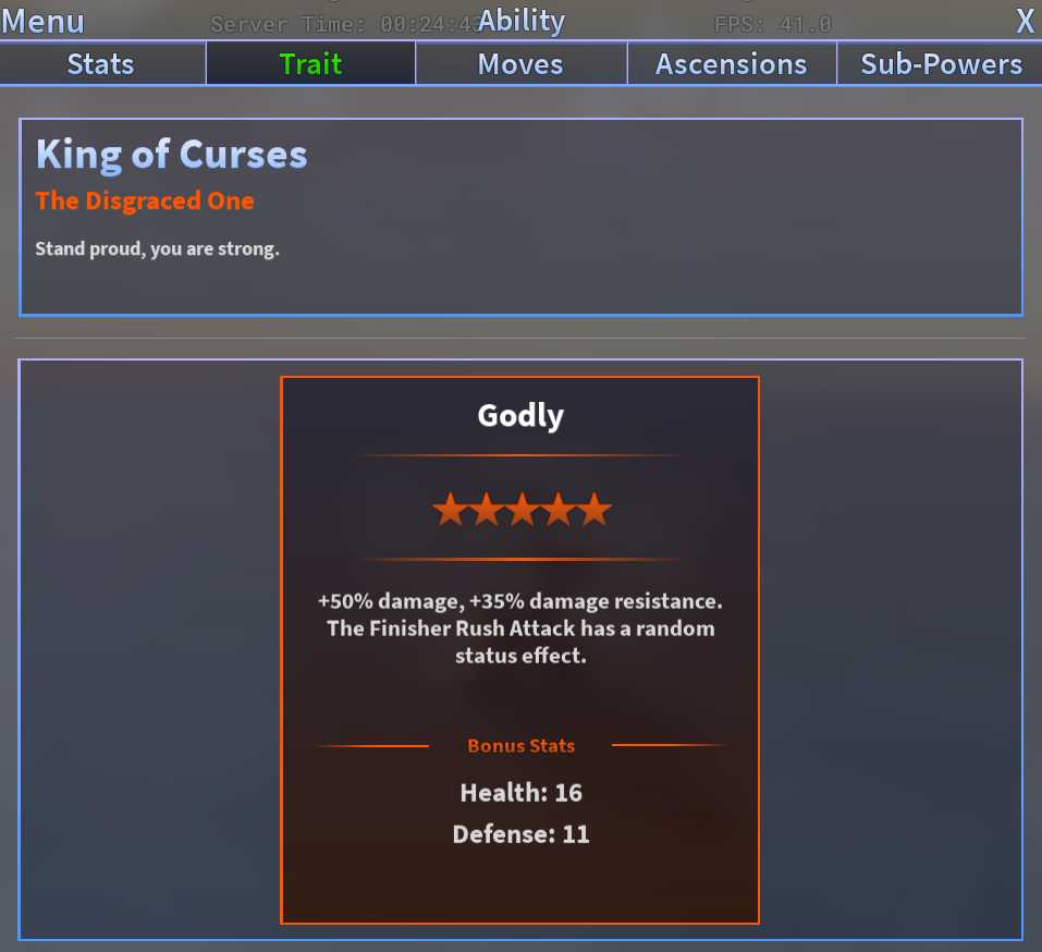 [ AUT ] Godly Sukuna ( Godly King of Curses - Mythic trait) - | A ...