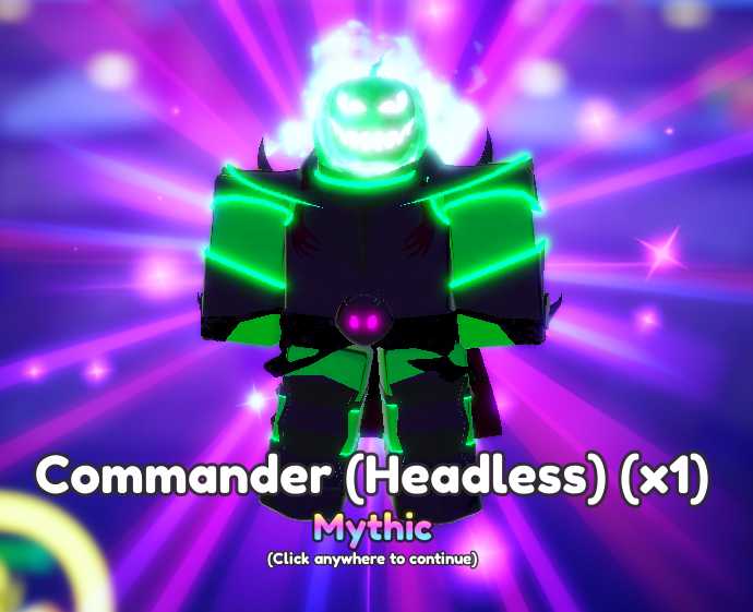[LAST] Commander headless - orwin skin - erwin skin - Green - Anime ...