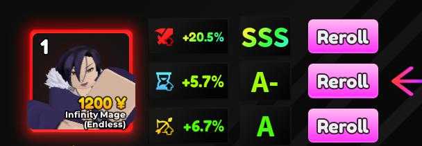 Infinity Mage EVO - SSS DMG 21.1%