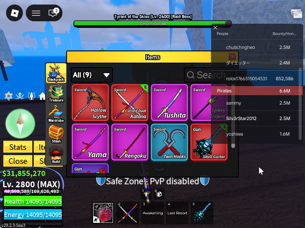 ID 386:LV 2800+SANGUINE CDK+SG RACE HUMAN V4 FULL GEAR + Gravity Spirit ...