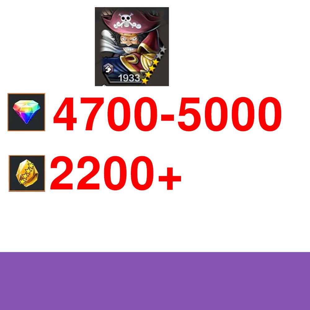 Global [Android/Only][4700-5000RD][2200+GF]Roger V2+random four stars[100% Safe Account]