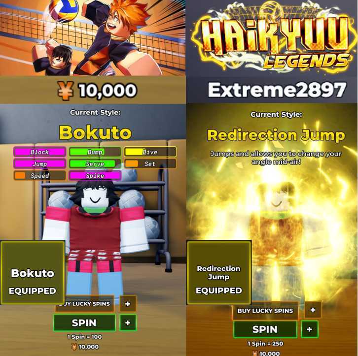 Roblox Haikyuu | legends Oigawa Style Alibites Rediraction Jump ...
