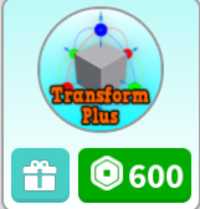 Transform Plus Welcome to Bloxburg