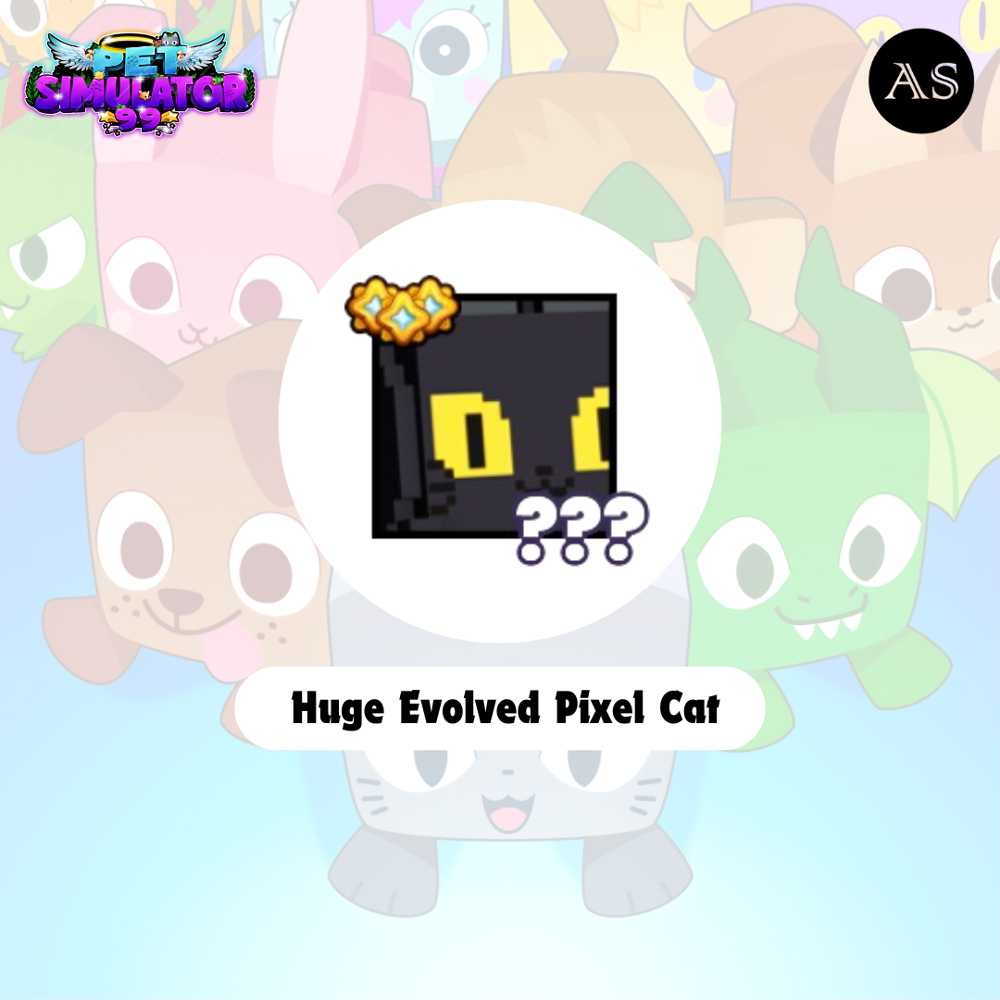 Huge Evolved Pixel Cat
