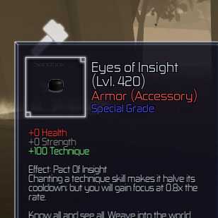 eyes of insight | Jujutsu Infinite