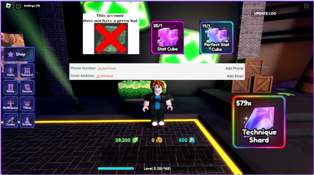 ACC Starter 579 Reroll 28000 Gems | Anime Last Stand ALS | Roblox