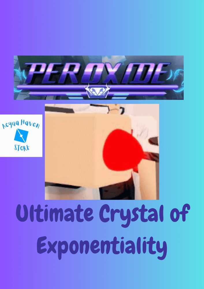 Ultimate Crystal of Exponentiality - Peroxide - FAST DELIVERY