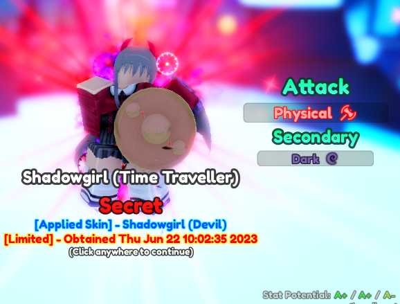 SHADOWGIRL - A+/A+/A- - ANIME ADVENTURES