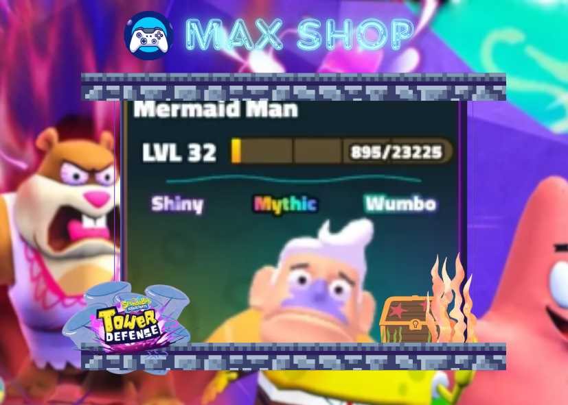 SW Mermaid Man - Spongebob Tower Defense TD | Best Deal