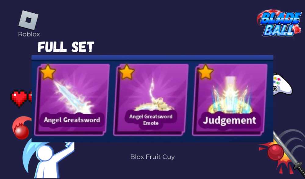 Angel Greatsword Full Set - Blade Ball