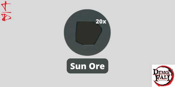 20 Sun Ore Demonfall