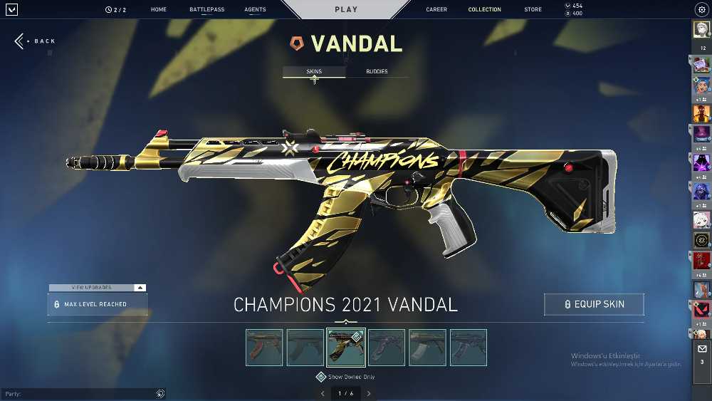 [EU] [45+ Skins] Champions 2021 Bundle | Champions 2021 Vandal ...