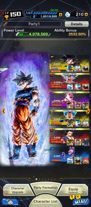 IOS+Android-UL Goku Uis 10 Star+15 LF(Ultimate Gohan+SS4 Goku and ...