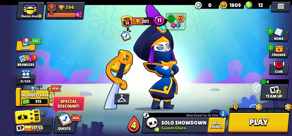 ACC 2021 +ROGUE MORTIS 26 BRAWLER +594 TROPHIES MORTIS 11 Lvl, 4 MYTHIC ...