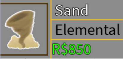 Blox Fruits - Sand Permanent [Gift Only]
