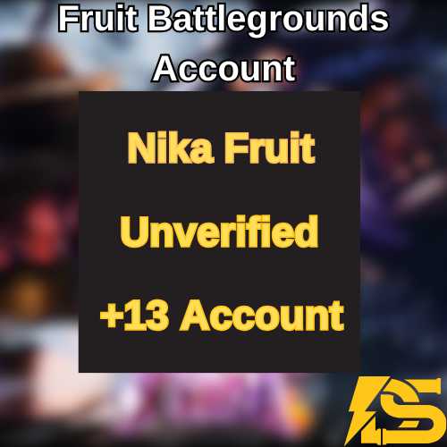 Fruit Battlegrounds - Account Nika (New Fruit) - Good Prices