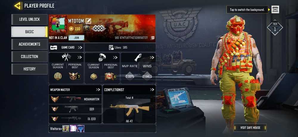 CODM LVL 150 / 7 TIMES LEGENDARY ON MP / 6 TIMES LEGENDARY ON BR