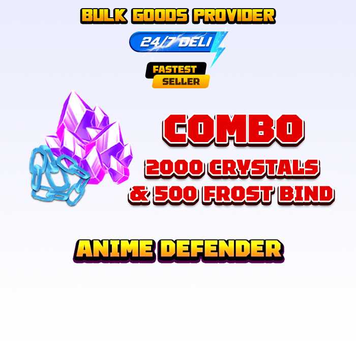 COMBO 2000 Crystal RR + 500 Frost Bind AD ️ 24/7 Deli Team