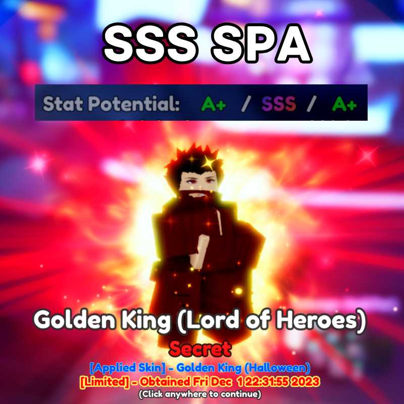 A360Gilgame SSS SPA / 10.7% - Anime Adventures - Instant Delivery