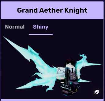 SHINY GRAND AETHER KNIGHT EVO - [ANIME DEFENDER - ROBLOX]