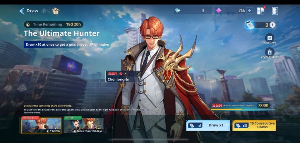 (12 SSR ) Demon king's long sword + Shadow sytche + Baek Yoonho + Lim ...