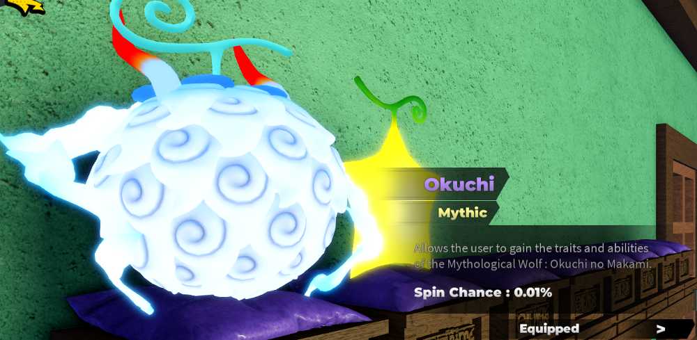 [Fruit Battlegrounds] [NEW] Okuchi Fruit | Starter | Unverified Account