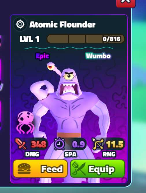 Atomic Flounder SpongeBob Tower Defense