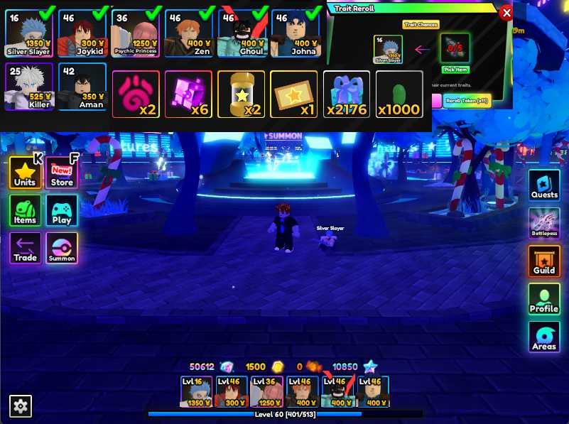 Anime Adventures 50k Gems And 11 Reroll TokenLevel.60| Unverified ...