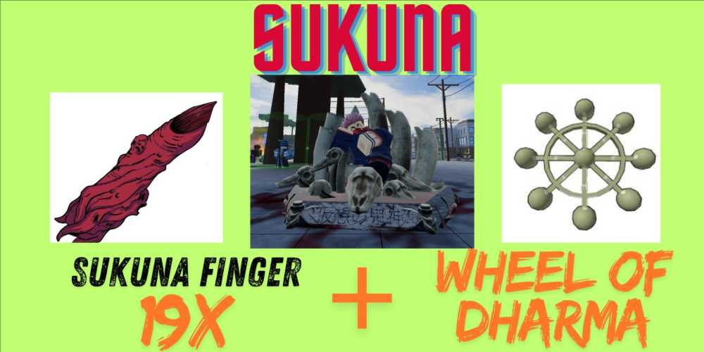 (AUT) A UNIVERSAL TIME | 19 SUKUNA FINGERS + WHEEL OF DHARMA (AUT)