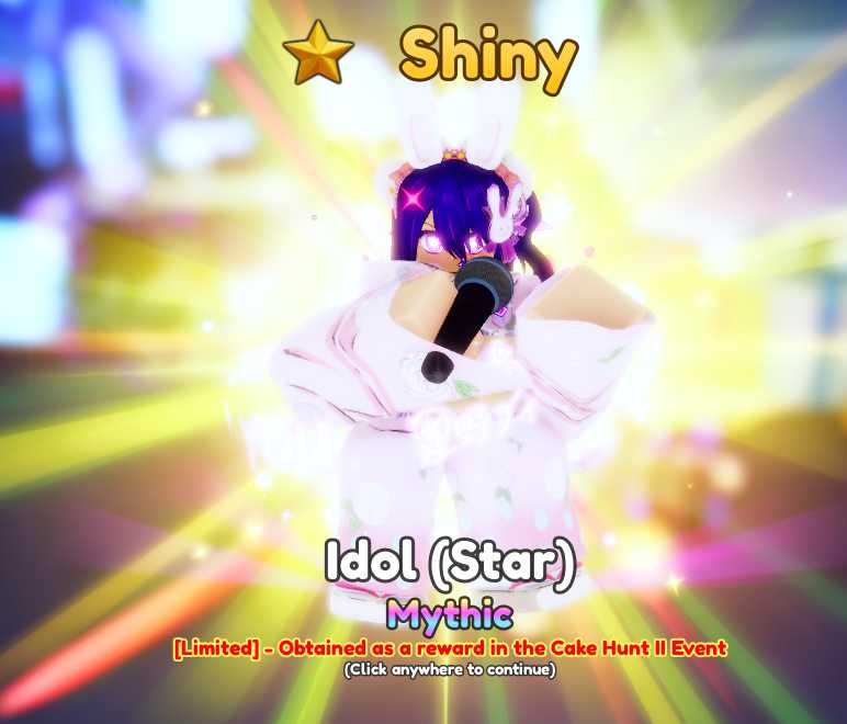 Shiny ( Idol ) I Oshy Evo I Anime Adventures