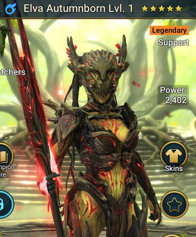 Elva Autumnborn + Bloodgorged 10 legs Epic 40000 energy 27m silver 1115 ...