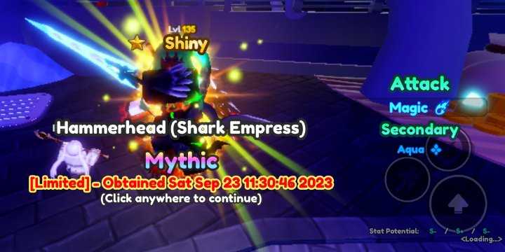 AA | Shiny Hammerhead (Shark Empress) | Evo | S-/S+/S-