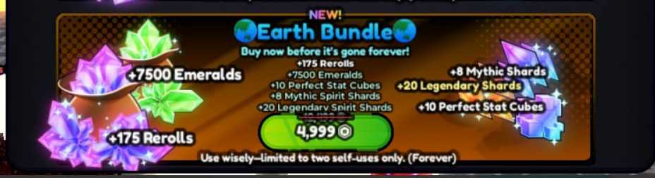 Earth Bundle【4999R】 ️Anime Last Stand⭐24/7 Deli Team