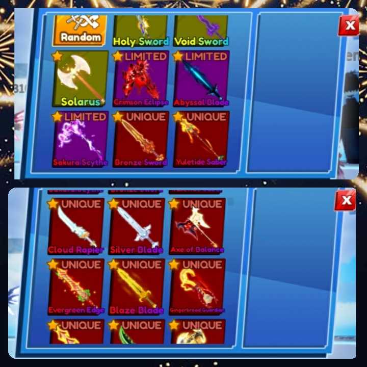 Blade Ball 3 Limited + 26 Unique Sword + 1 Limited explosion + 20 ...