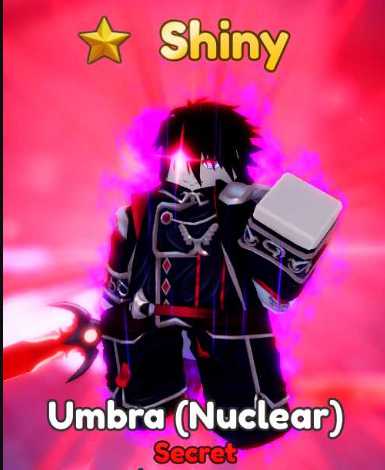 Shiny Umbra (Nuclear) - Shiny Cid Anime Adventures Zid - Roblox - AA