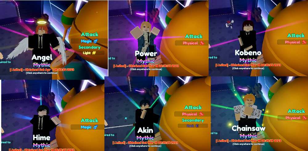 CSM UNITS CHOOSE ONE ( ANGEL / KOBENO / HIME // CHAINSAW / AKIN ) (NOT ...