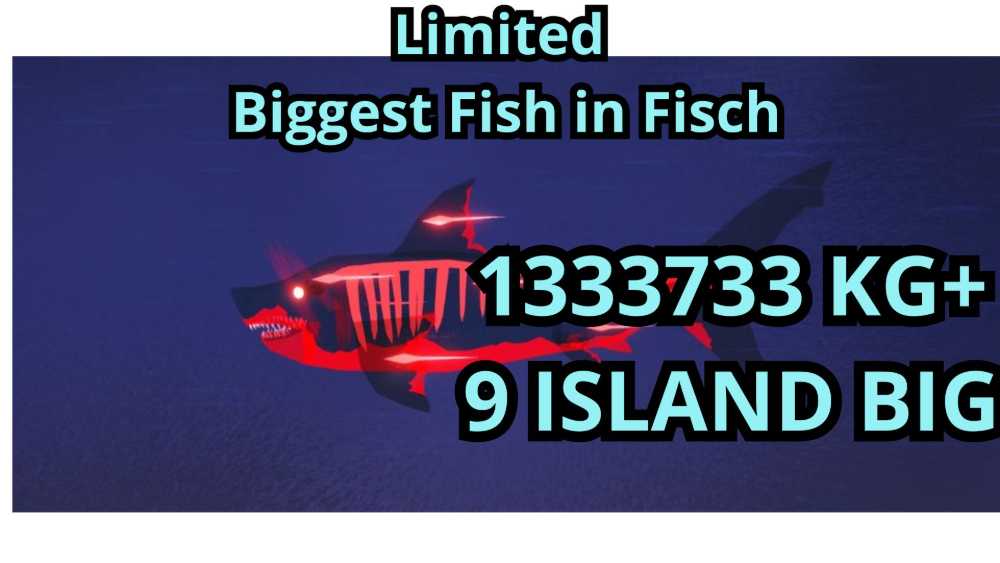 1.3M+ Kgs / Biggest Fish in Fisch | Limited