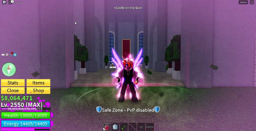 Max Level, Sanguine Art, Cyborg/Shark v4, ALL MYTHICAL EQUIPMENTS ...