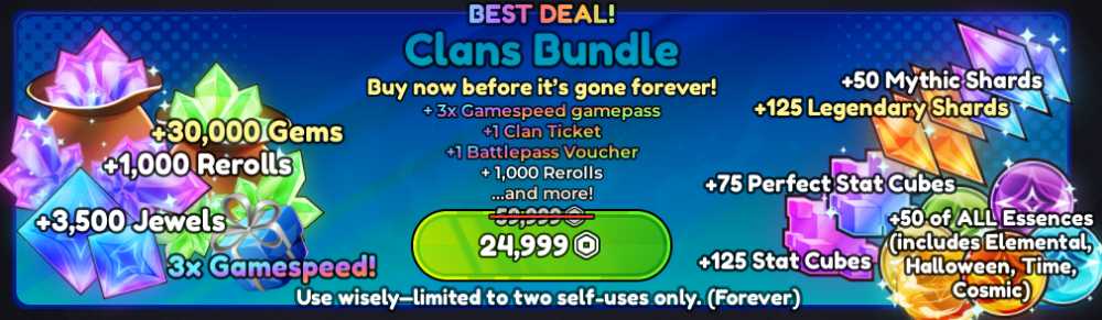 Anime Last Stand | Clans Bundle (Gift)