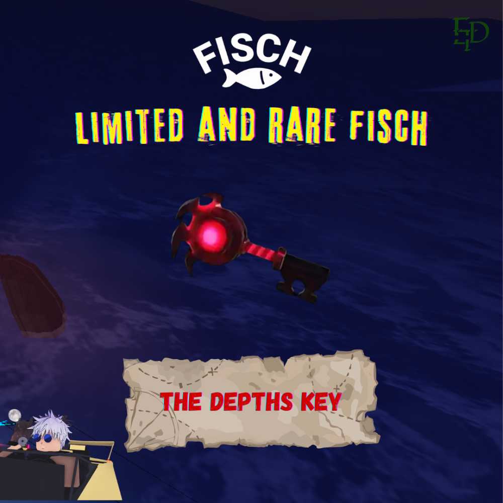 Roblox Fisch | The Depths Key - For Open Rod of The Depths | Rare Fish ...