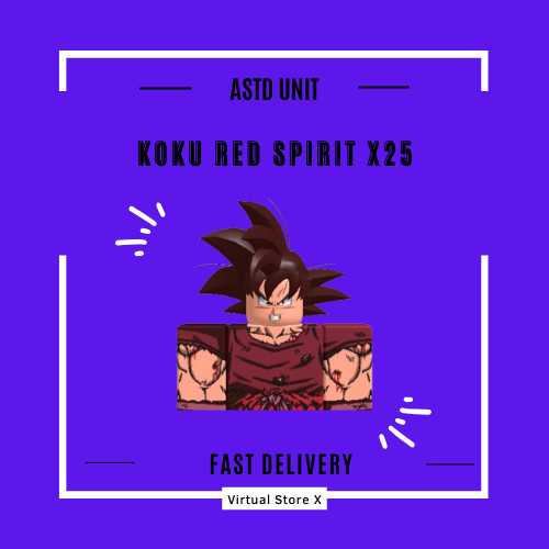Koku Red Spirit x25 - Goku Kaioken x25 - All Star Tower Defense - ASTD