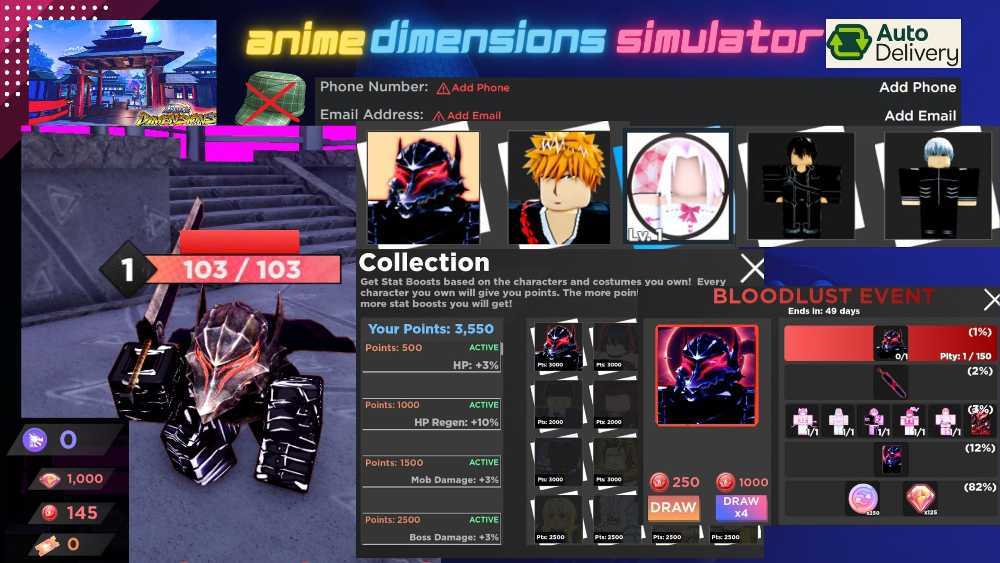 NEWNo.ADS062 ADS Anime Dimensions Simulator the account is Unverified ...