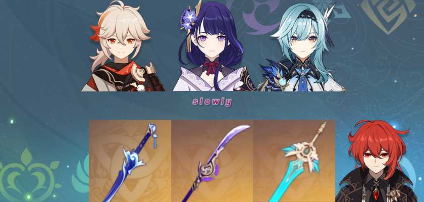 Asia AR10 | Kazuha Eula Raiden Shogun Engulfing Lightning Haran Geppaku ...