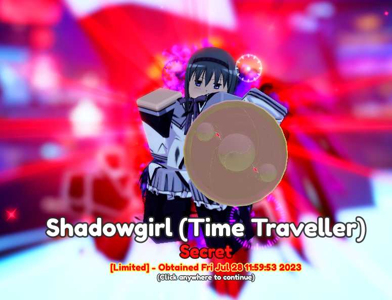 ShadowGirl ( Time Traveller ) I Homura Evo I Stats A S SS I Anime ...